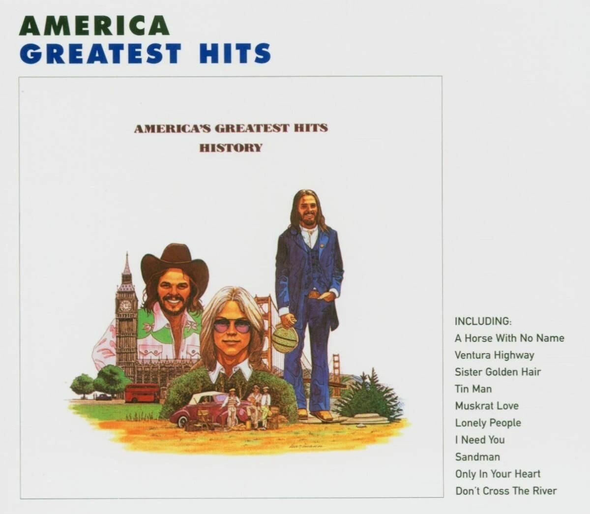 America: Greatest Hits (CD), 1996, Warner, Диск Музыкальный