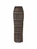 Юбка Missoni Striped split skirt, размер 40, коричневый