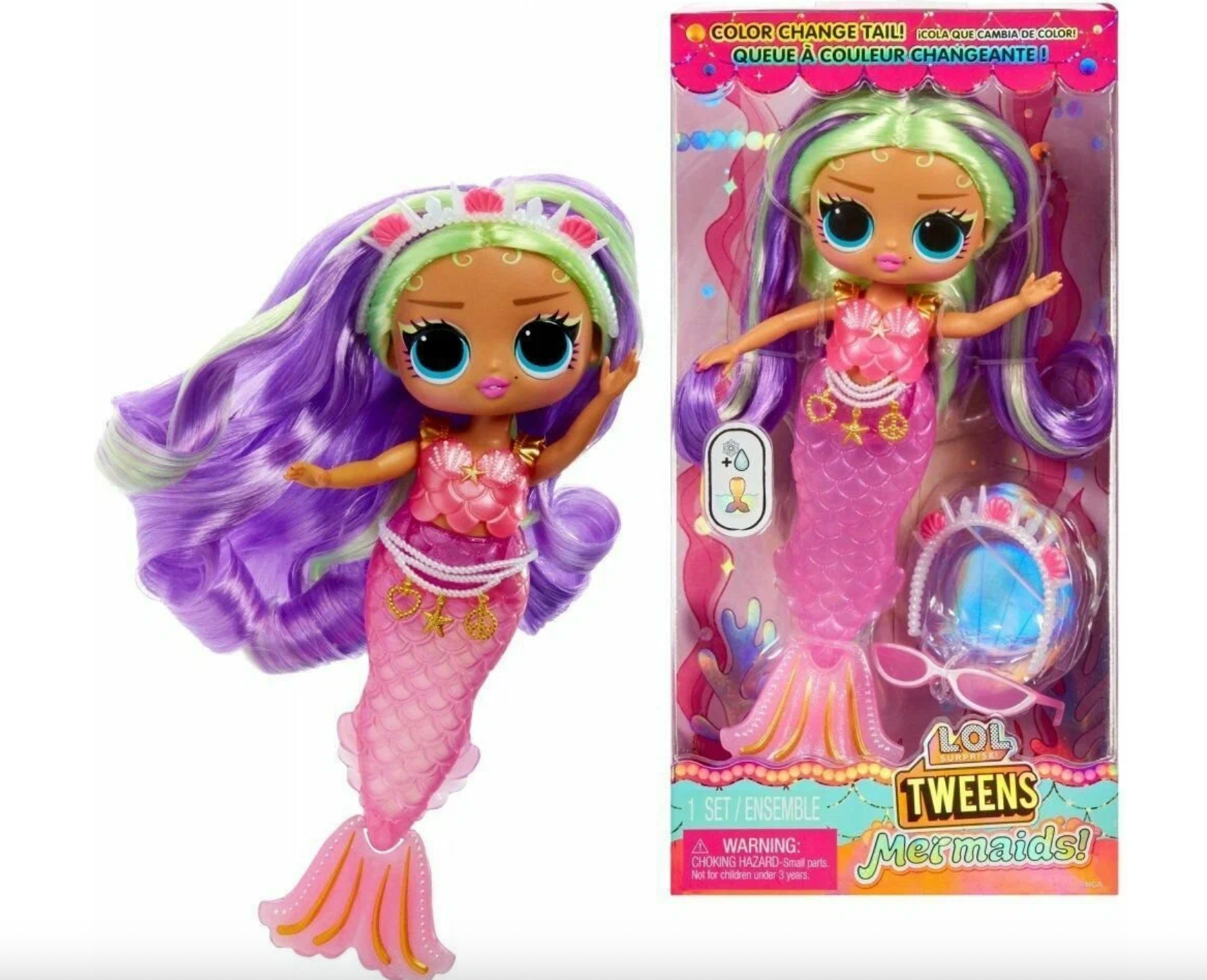 Кукла русалка LOL Surprise Tweens Mermaid Клео