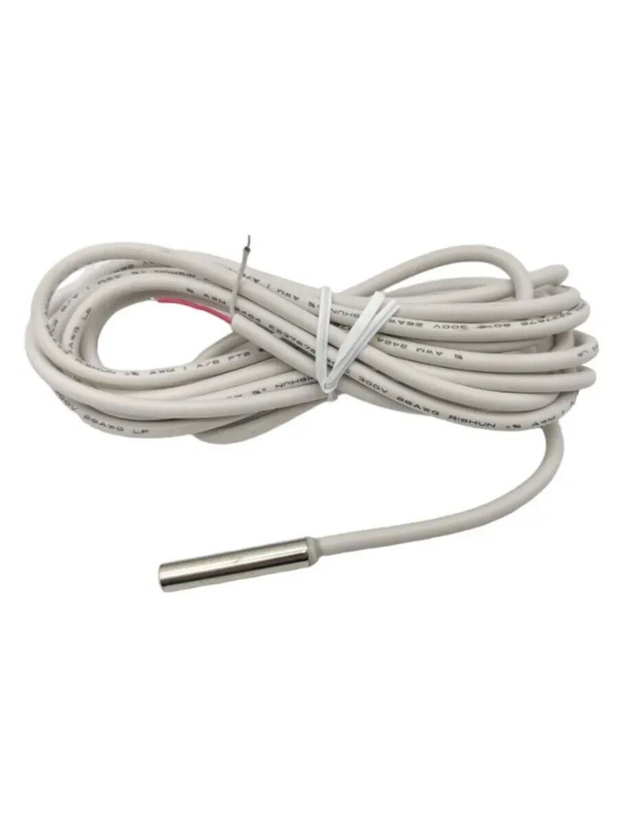 Выносной датчик температуры ViEiR, для теплого пола, металлический корпус, 3м