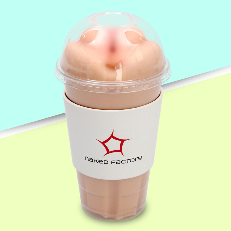 Мастурбатор Naked Factory V-02, телесная вагина, 15 см, диаметр 8,5 см