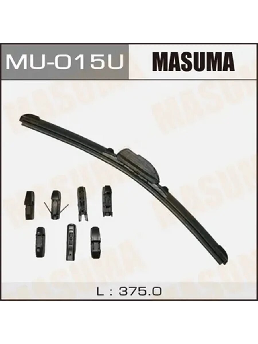 Щетка стеклоочистителя 15' бескаркасная 375 мм