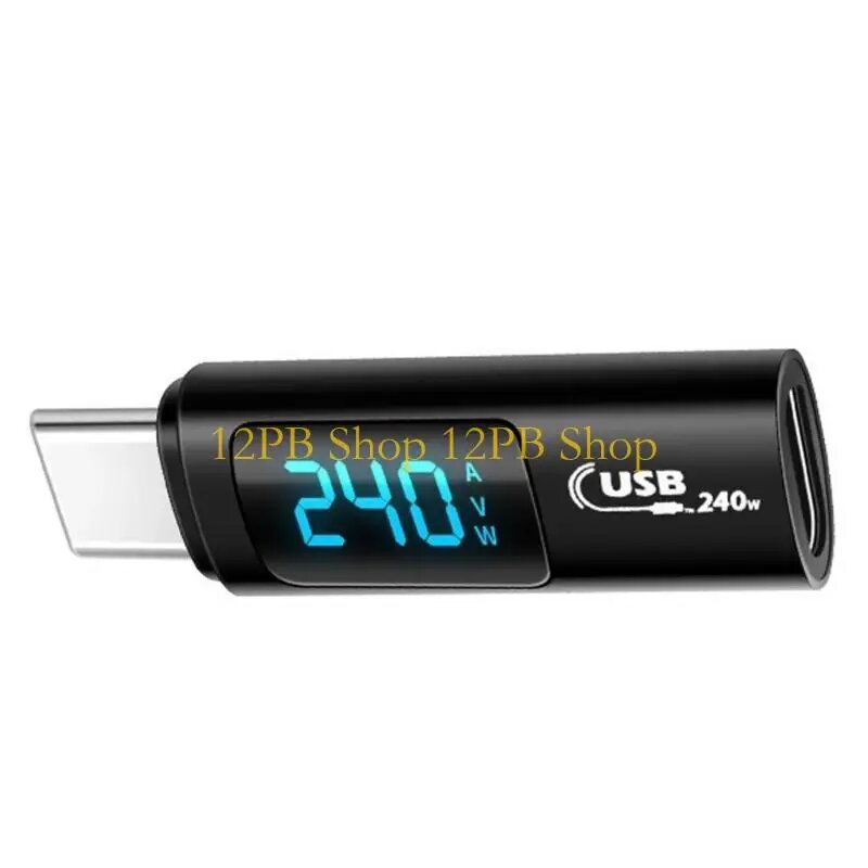 Измеритель мощности USB Type C 240W, Black