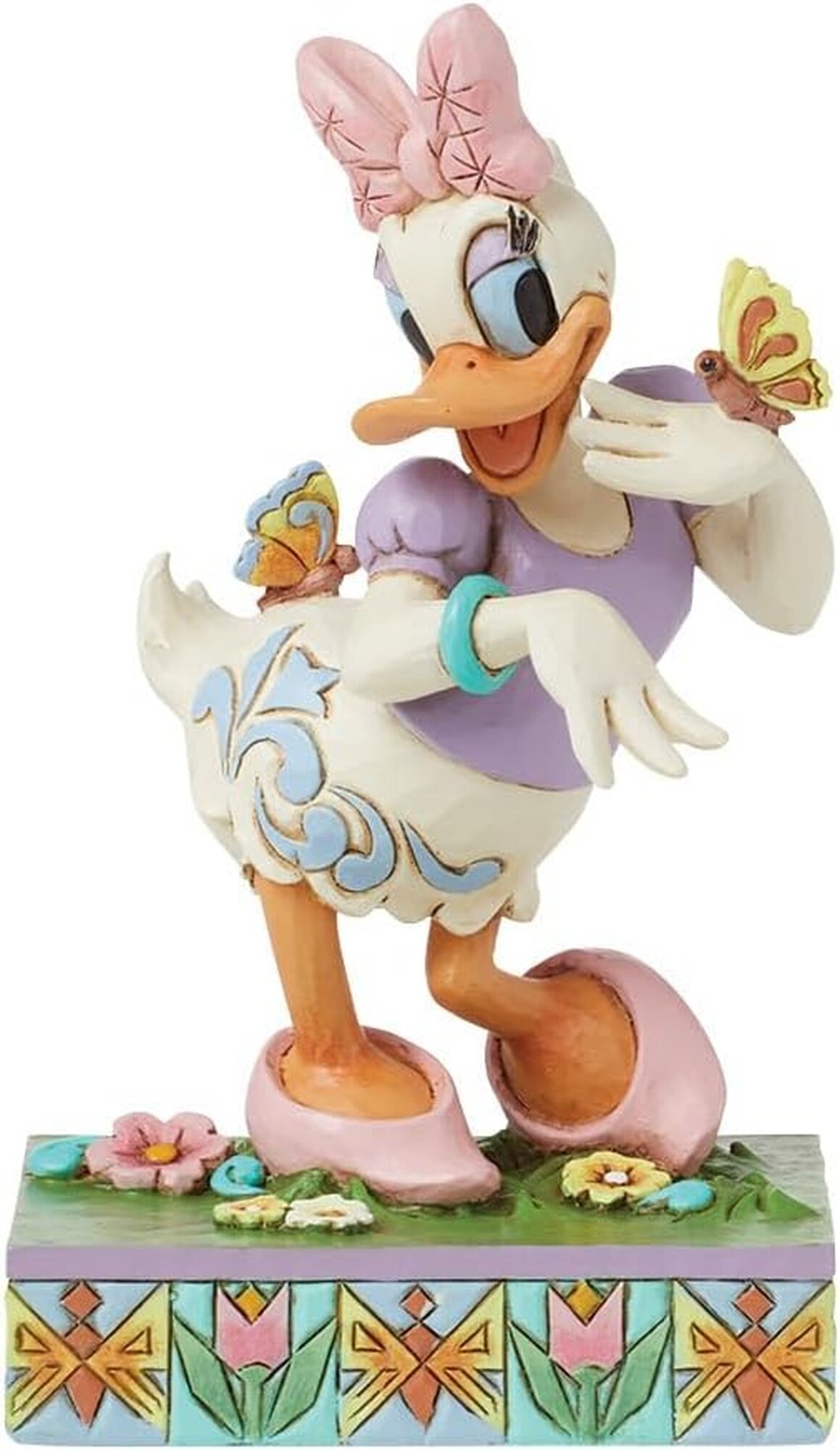 Коллекционная Фигурка Enesco Disney Traditions - Фигурка Дейзи Дак с бабочками - 6016337