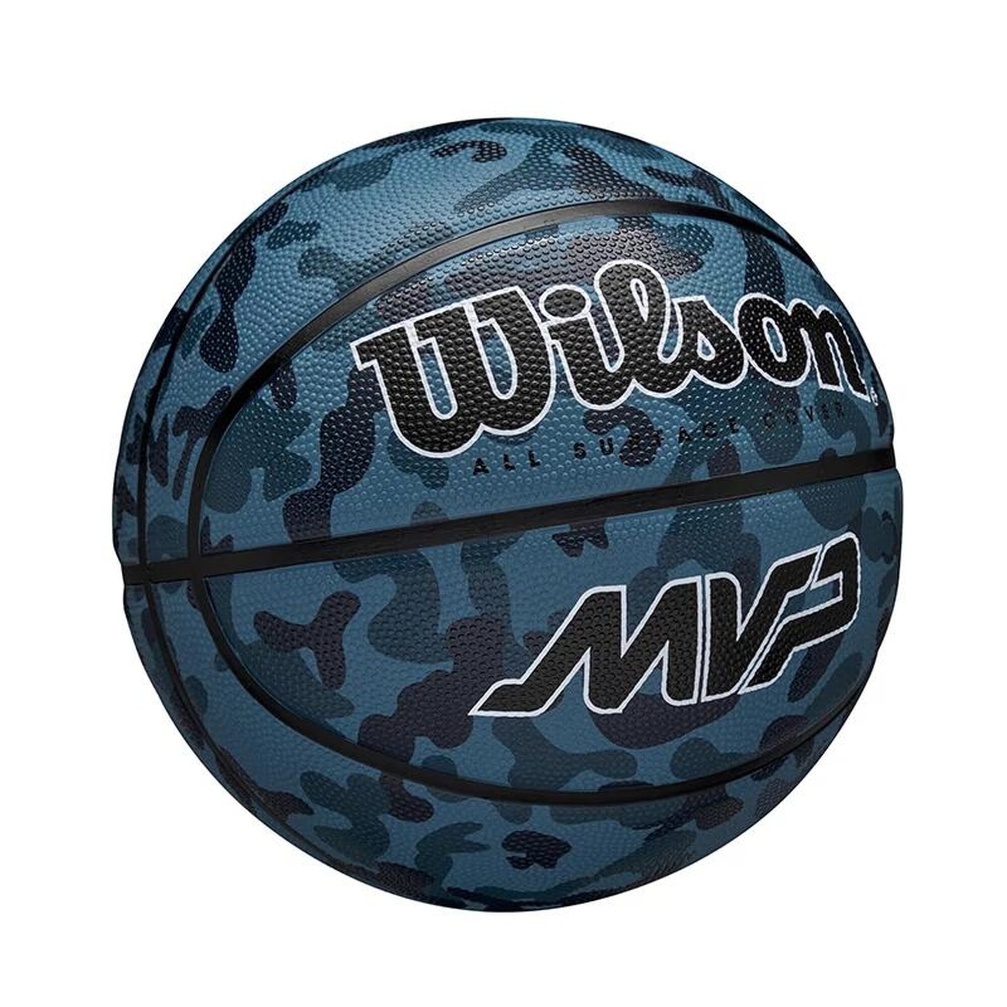 Decathlon Баскетбольный мяч Wilson MVP Camo, резиновый, размер 7, синий - 7