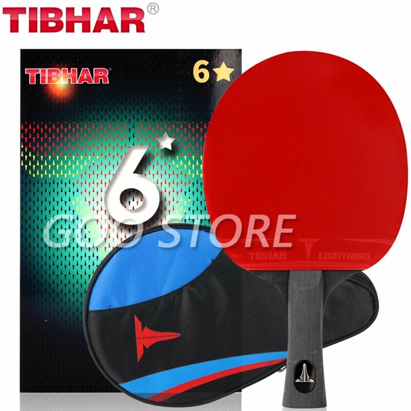 Ракетка для настольного тенниса Tibhar 6 star FL с чехлом