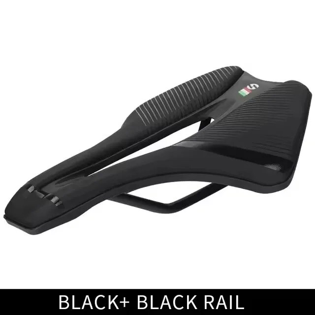 Велосипедное седло TOSEEK PRO143 Black-Black Rail