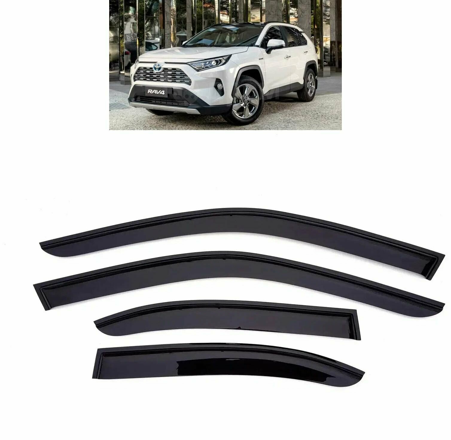 Дефлекторы для окон TOYOTA RAV4 V (XA 50) 2018- кроссовер
