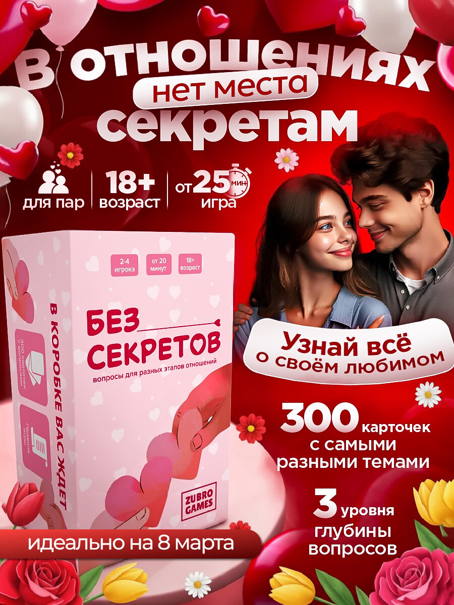 Настольная игра для взрослых для пары подарок на день рождения, на свадьбу, вечеринку, новоселье, годовщину