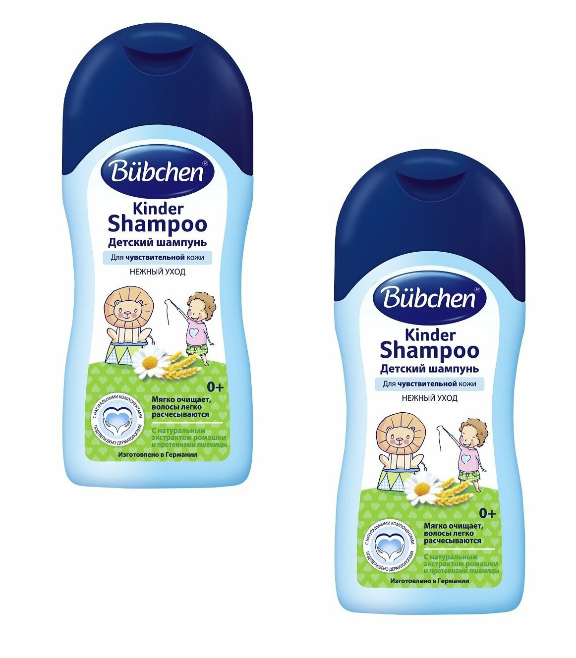 Детский шампунь Bubchen 400 мл, 2шт