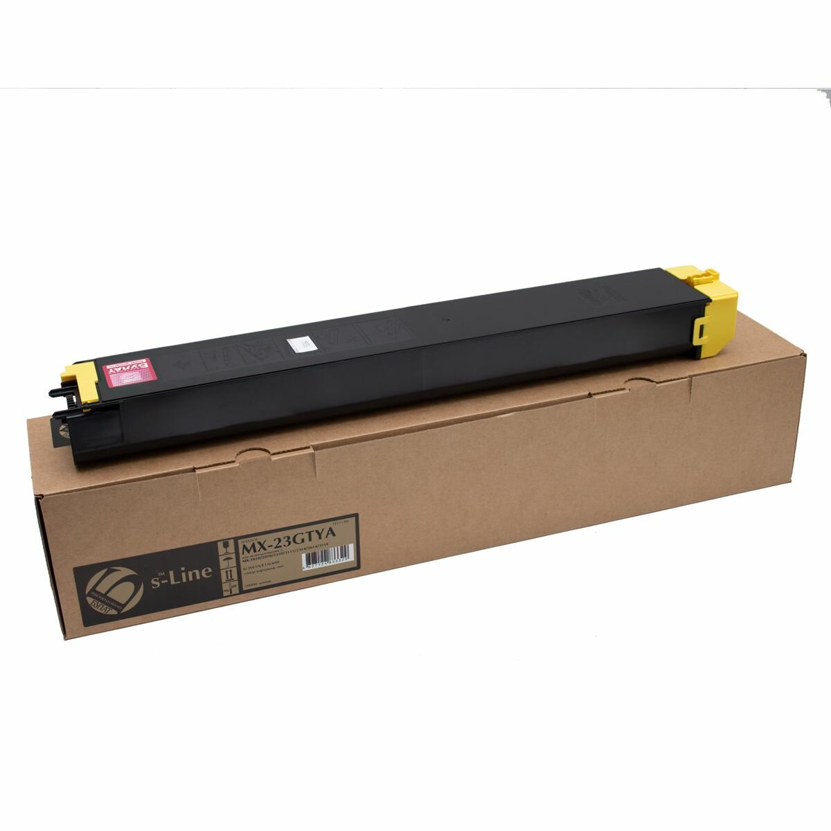 Тонер-картридж булат s-Line MX-23GTYA для Sharp MX-1810 (Жёлтый, 10000 стр.)