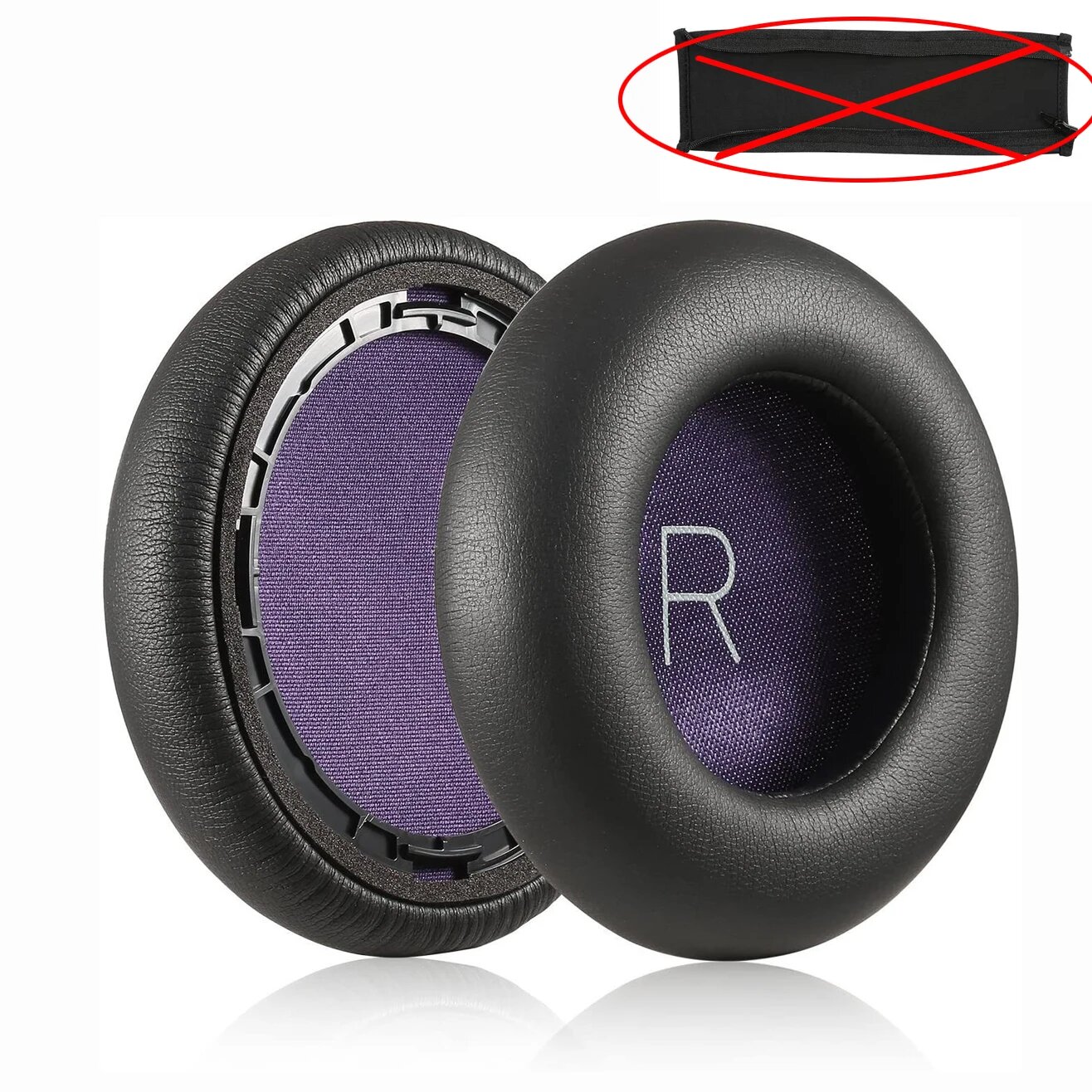 Амбушюры для наушников Plantronics BackBeat Pro из протеиновой кожи и пены ear pads