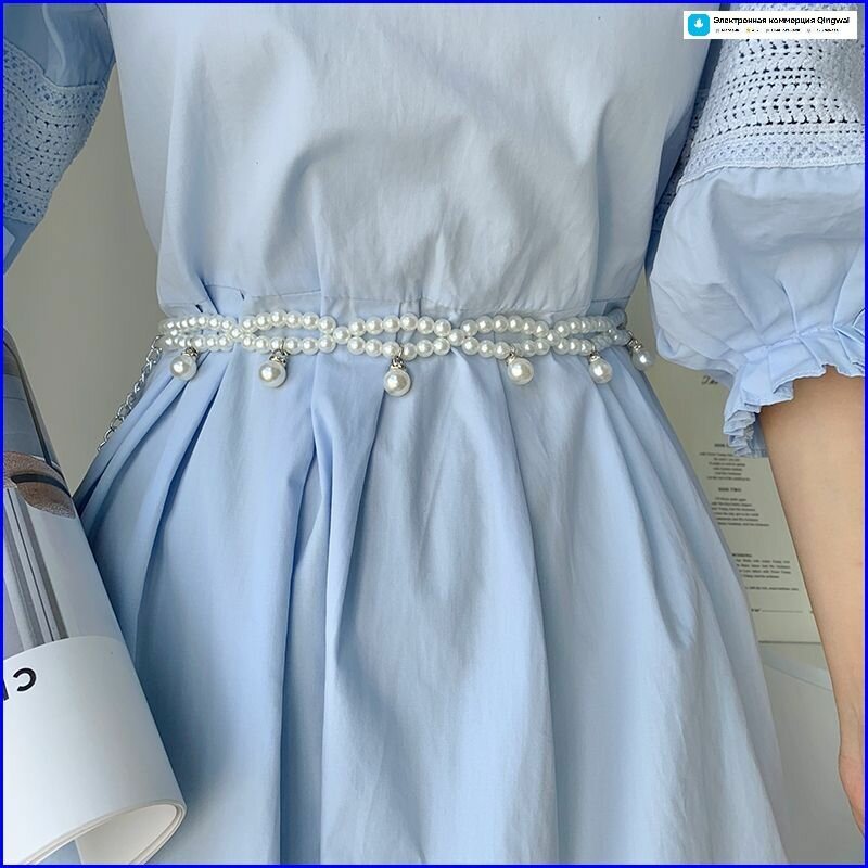 Жемчужный пояс: элегантный аксессуар для вашего наряда!