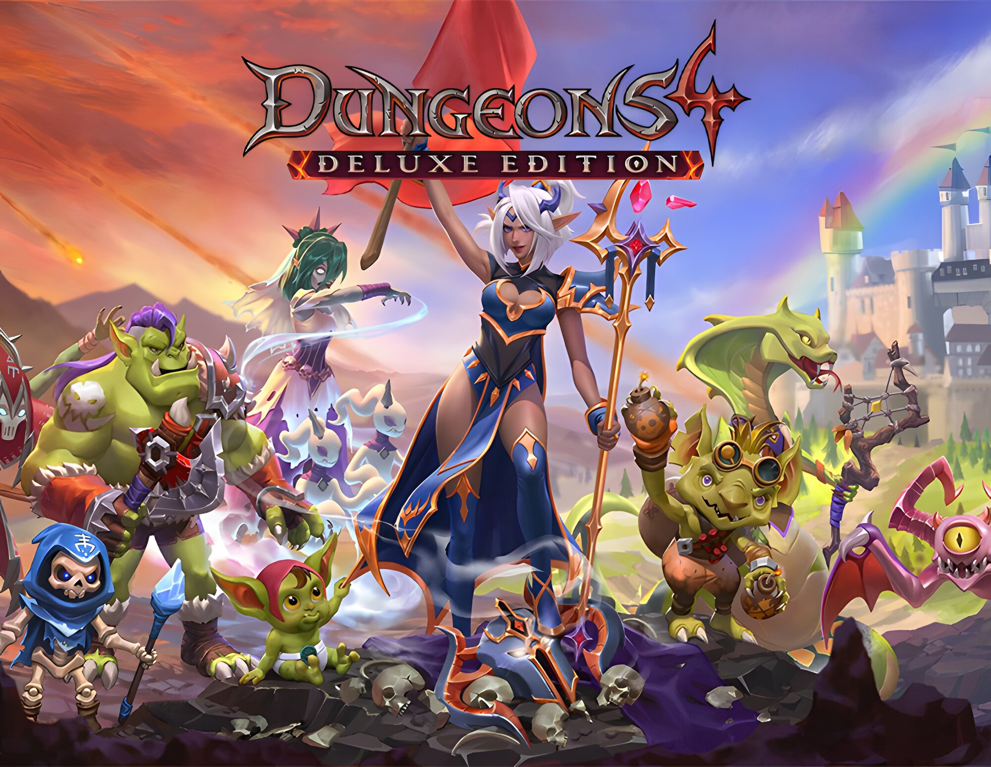 Dungeons 4 Deluxe Edition, Kalypso Software, цифровая версия, Steam (Для платформы PC)