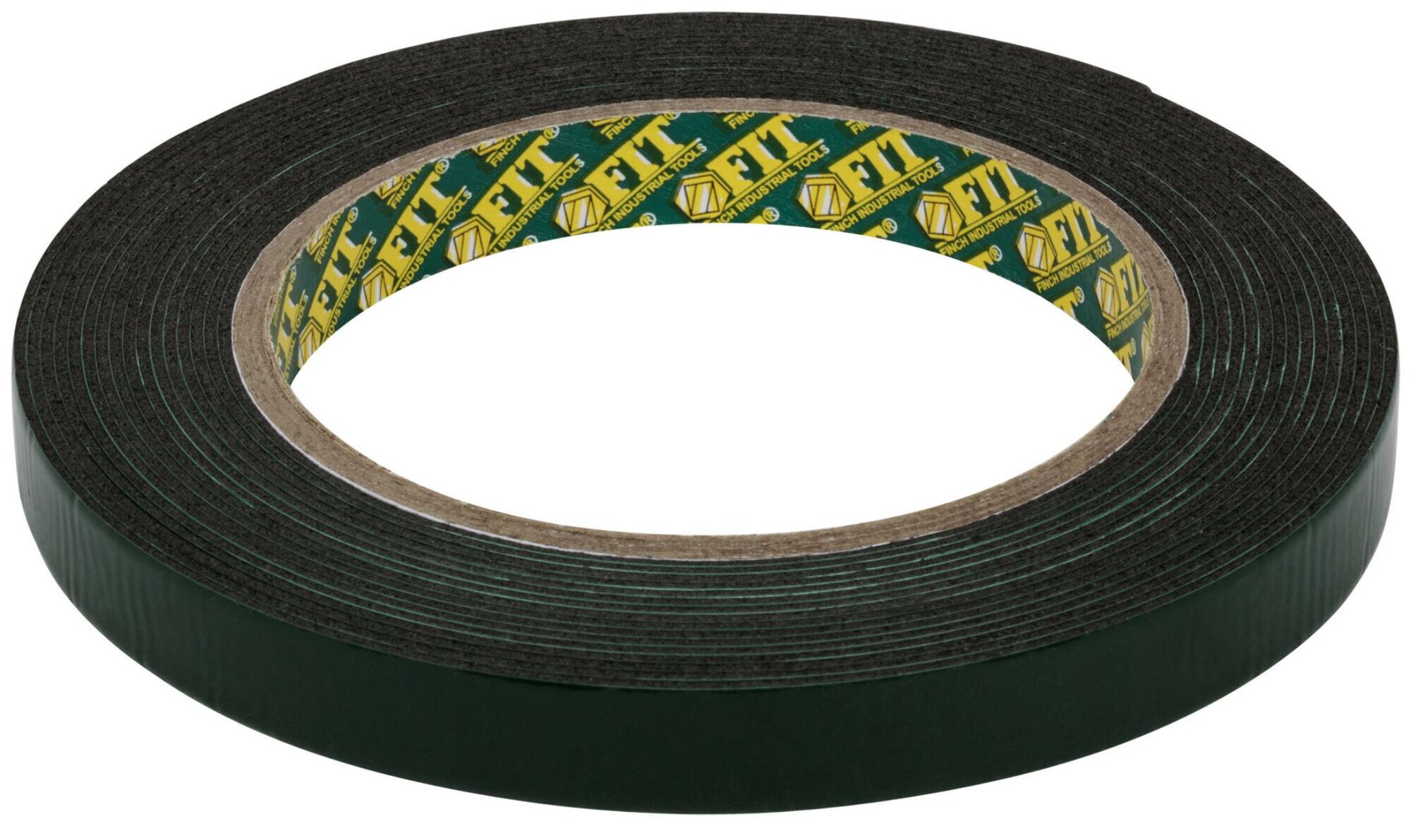 Лента клеящая, 2-х сторонняя монтажная, на вспененной основе, с полимерной подложкой, 12 мм х 5 м