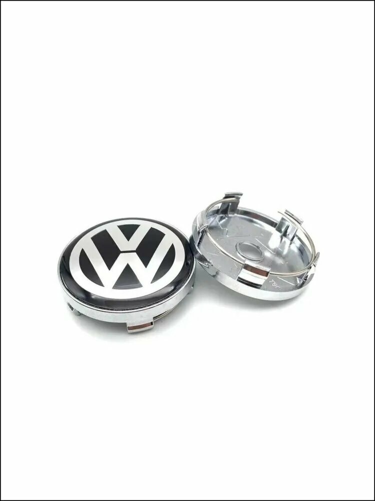 Колпаки ступичные Volkswagen (Фольксваген) 60 мм, комплект 4 шт.