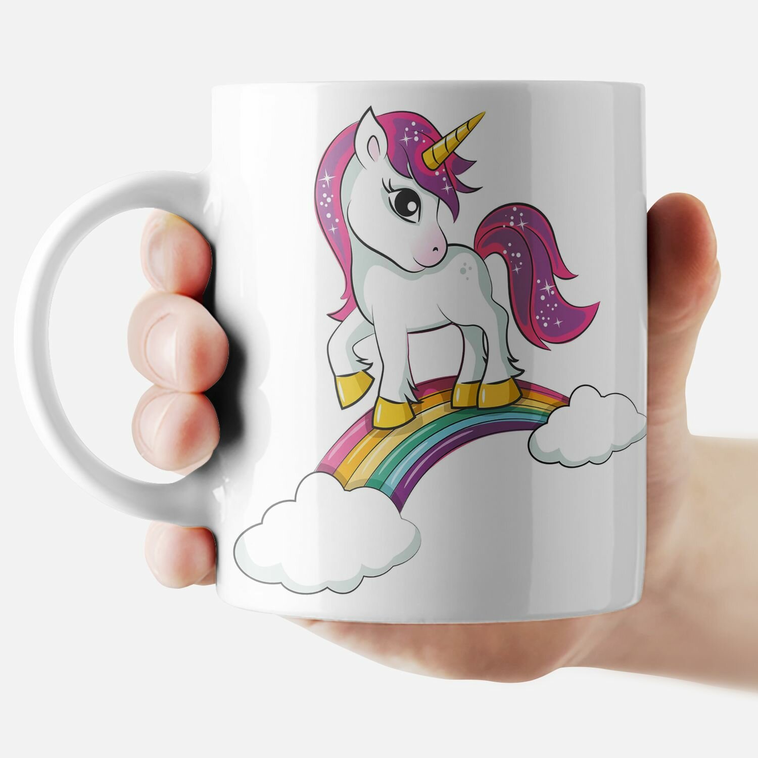Кружка "Единорог на радуге"
