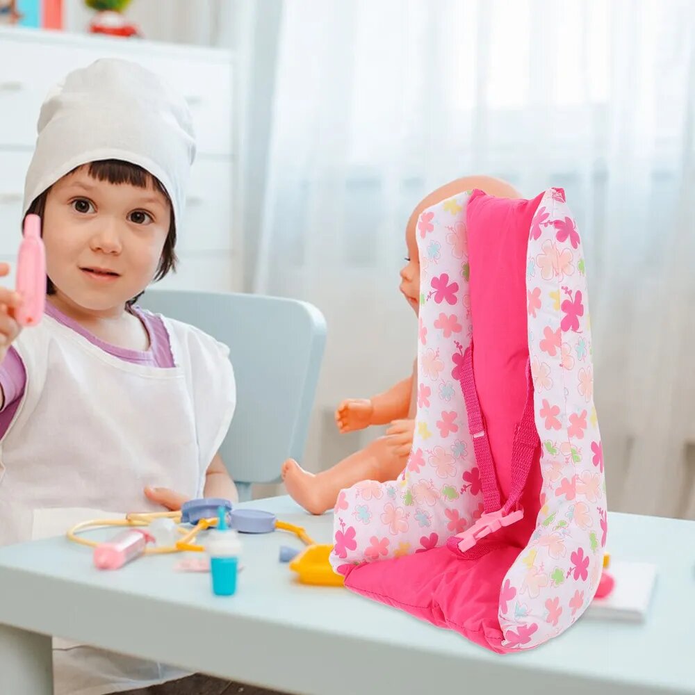 Детское Автокресло Для Кукол Розового Цвета Игрушка Для Творческой Игры 32.00X23.00X17.00Cm