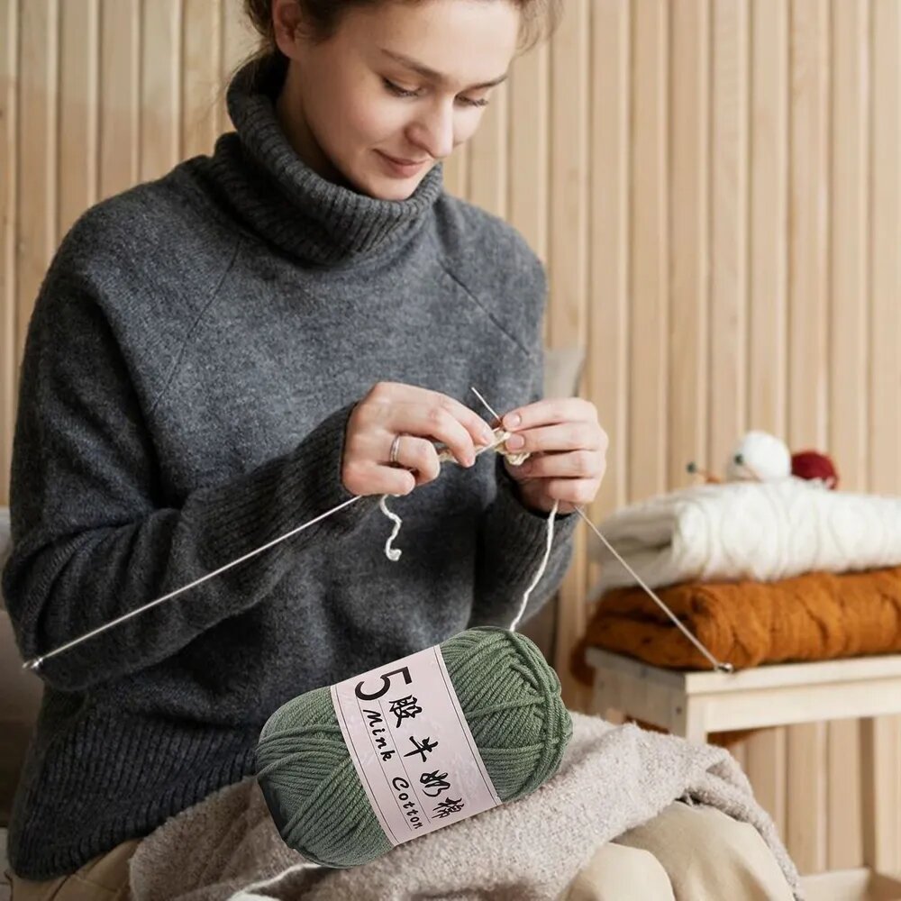 Пряжная клубок для ручного вязания