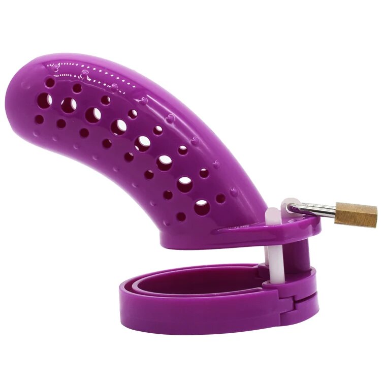 Пояс верности Мужской, латунный, интимные товары для мужчин, 5 размеров Purple long