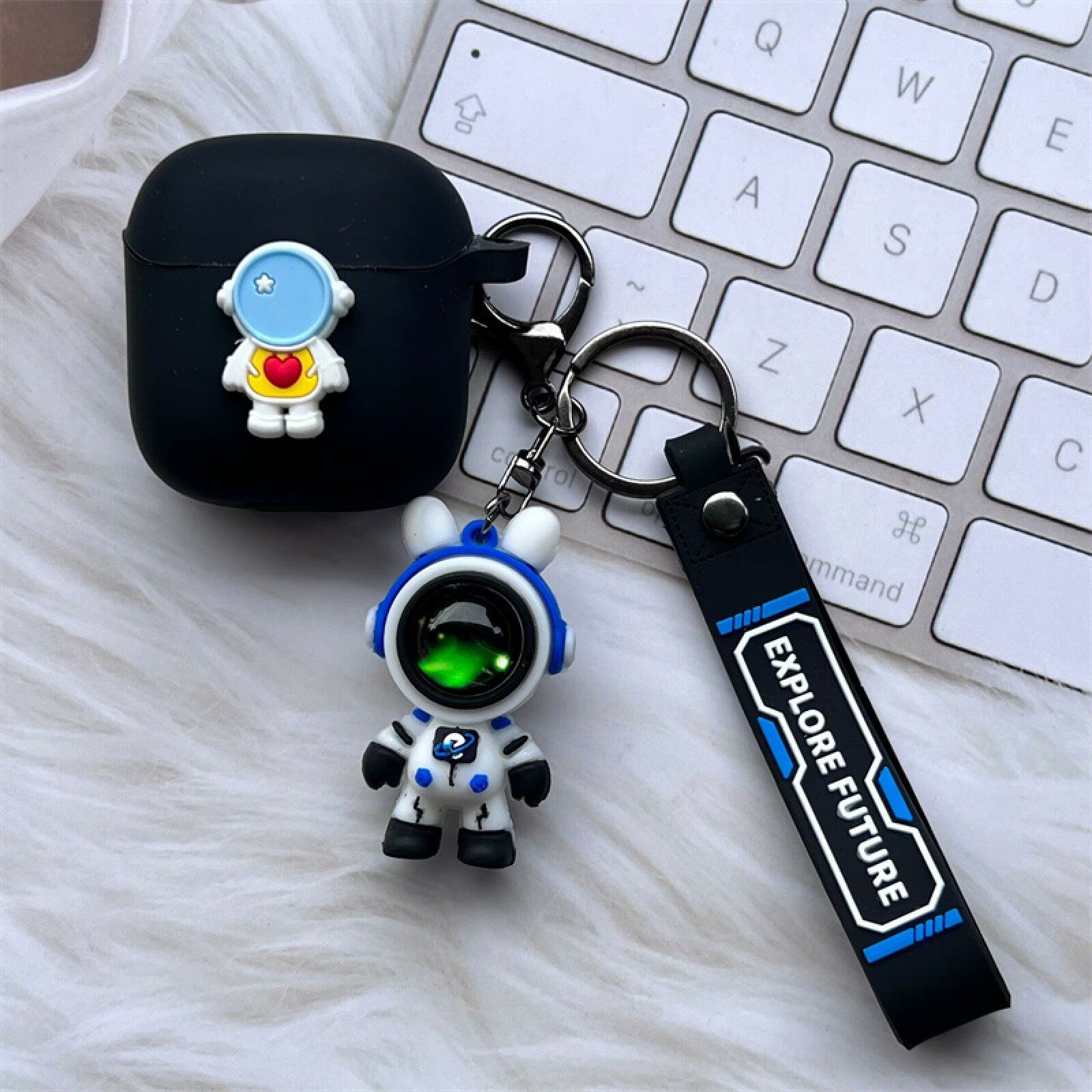 Чехол защитный MyPads для JBL TUNE FLEX Bluetooth наушников с дизайном Космонавт