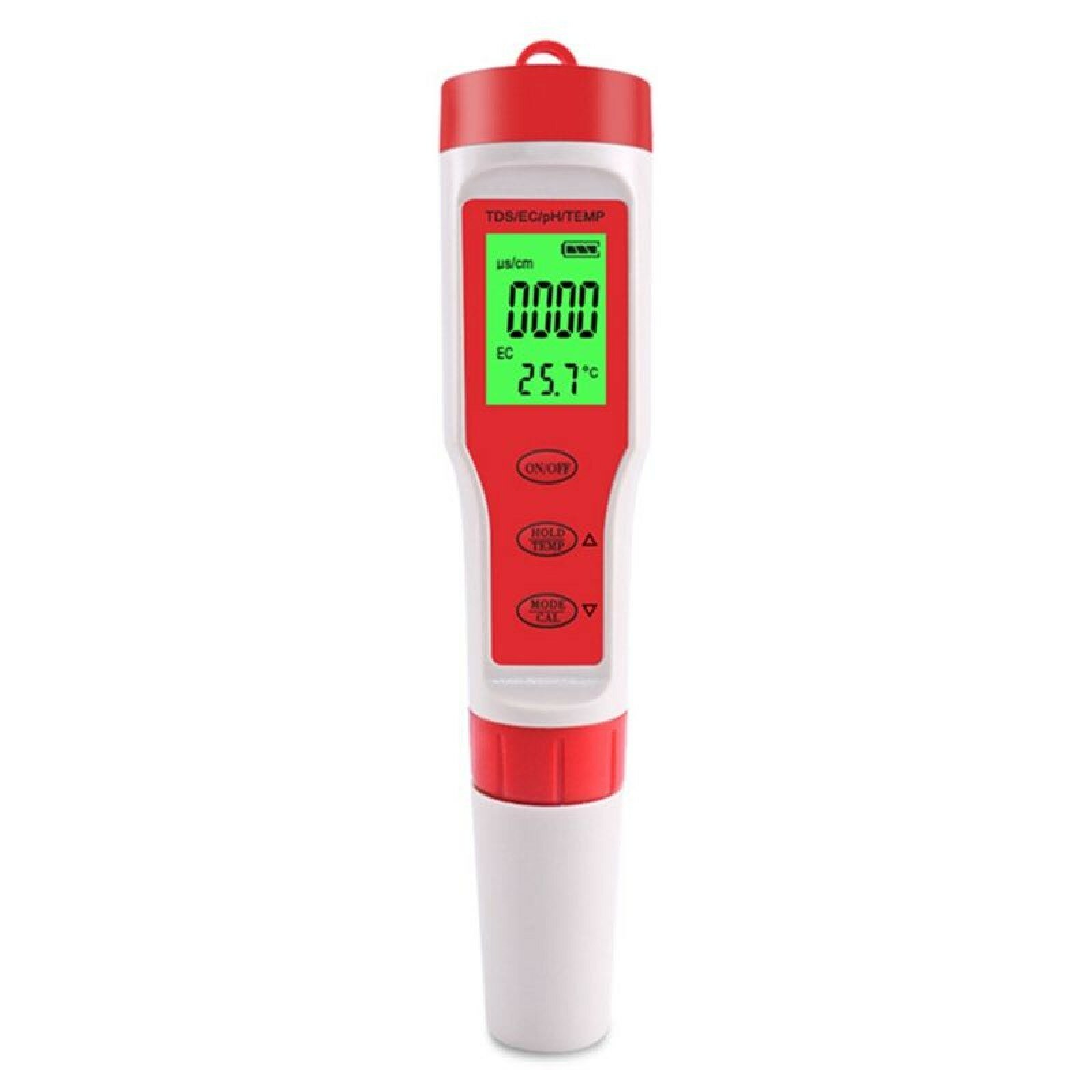 Цифровой тестер качества воды MyPads 4 в 1 PH/TDS/EC/TEMP с подсветкой