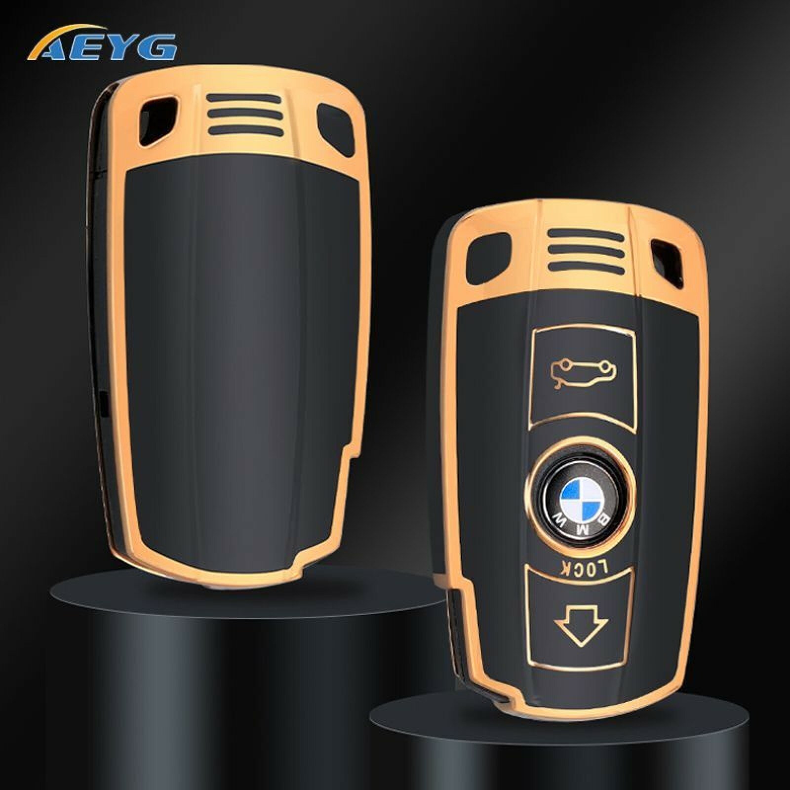 Чехол силиконовый MyPads для автомобильного ключа BMW серий 1, 3, 5, 6, X5 и X6