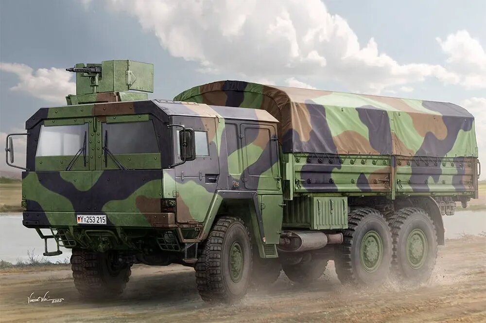 HobbyBoss 85522 1/35 Немецкий 7-тонный грузовик Военная техника Масштабная модель