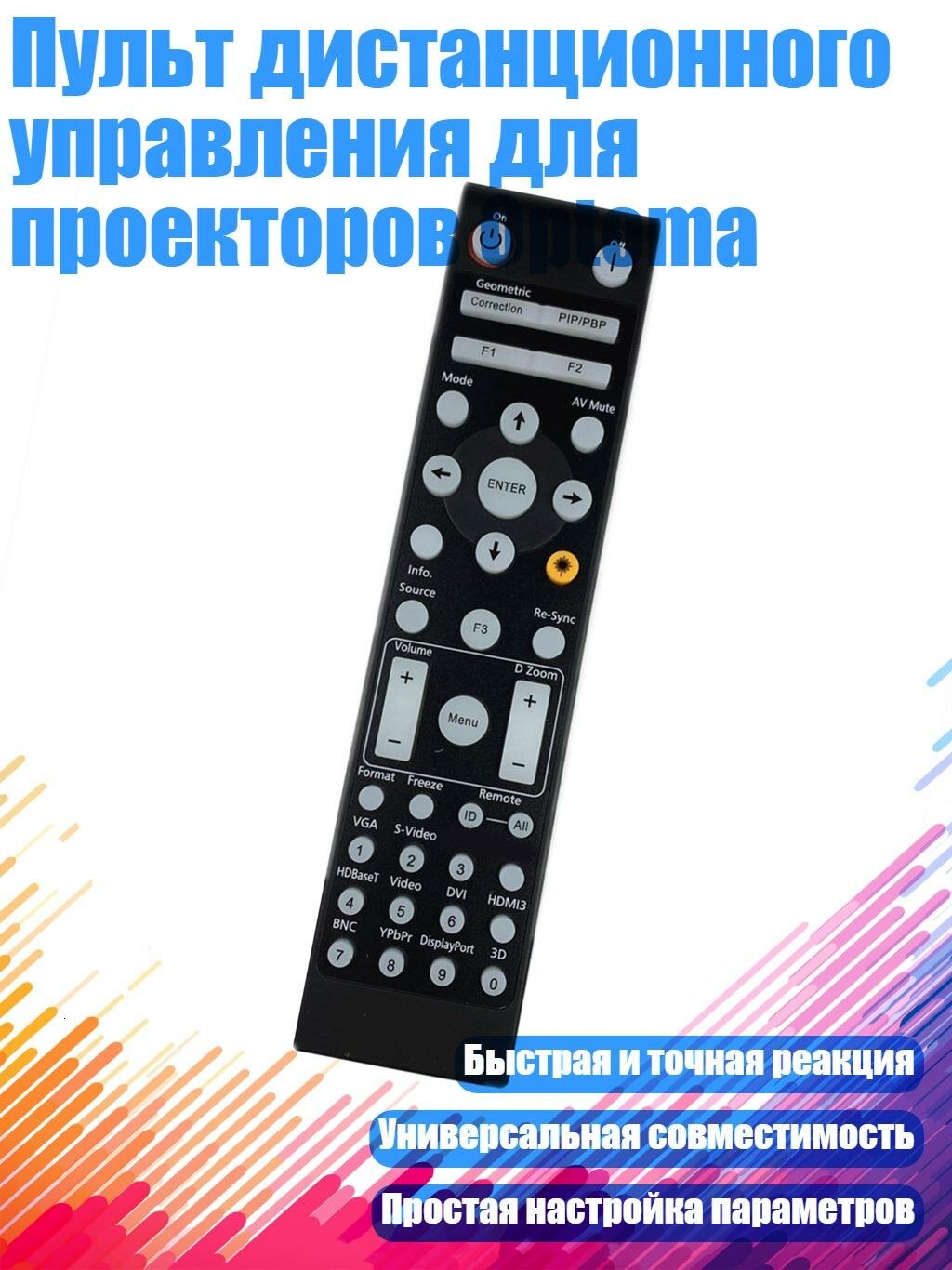 Пульт дистанционного управления для проекторов Optoma