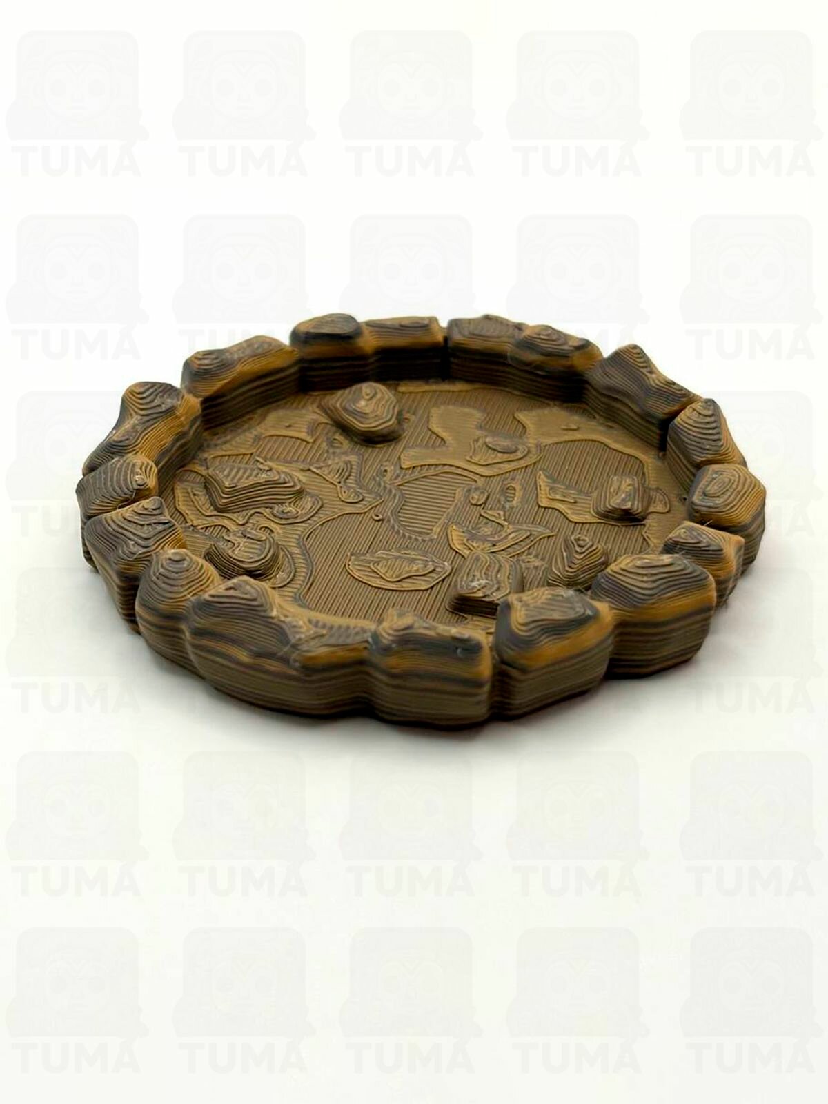 Круглая миска для рептилий Кормушка для еды в террариум (ящерицы, змеи, черепахи, амфибии)