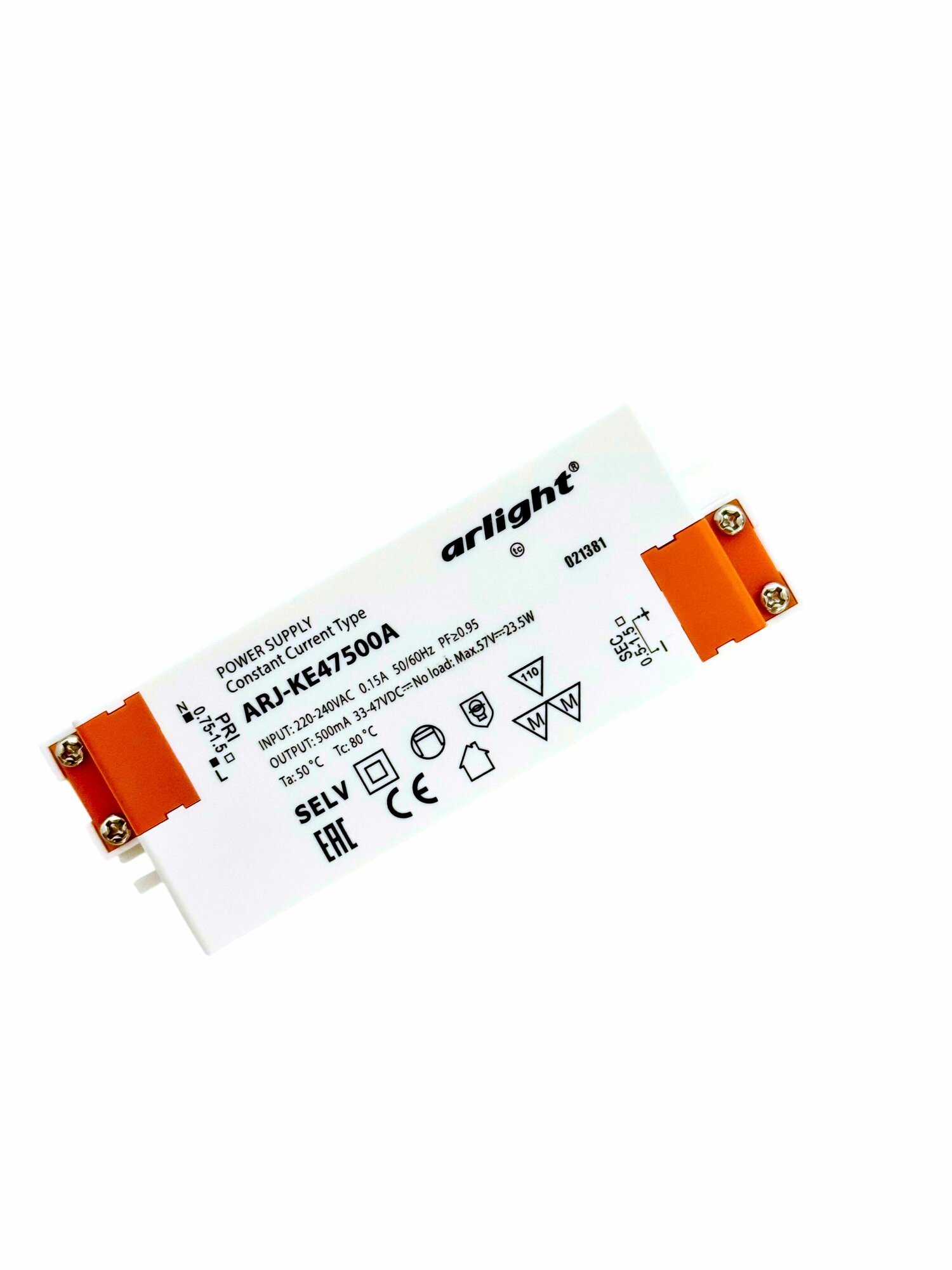 Блок питания Arlight ARJ-KE47500A (24W, 500mA, PFC) арт. 021381