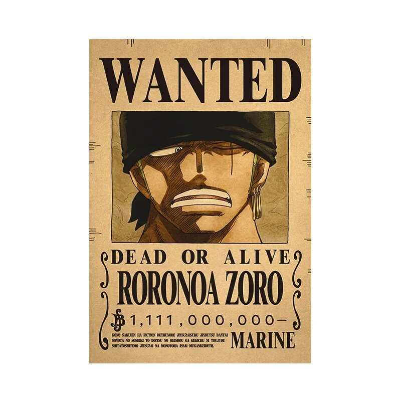 Цельная аниме-фигурка Bounty Luffy в пятом передаче, винтажные плакаты с гарантией, украшение для детской комнаты, картины для стены, игрушка, фанат, подарок