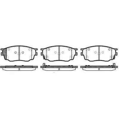 Колодки тормозные передние REMSA 0800.22 MAZDA 6 1.8/2.0 8/02->