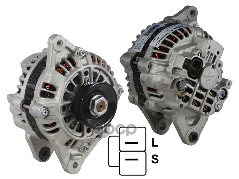 Генератор HYUNDAI ACCENT 1,5 95-99/SCOUPE 1,5 94-95 12V 75A Sat арт. ST-37300-22020N