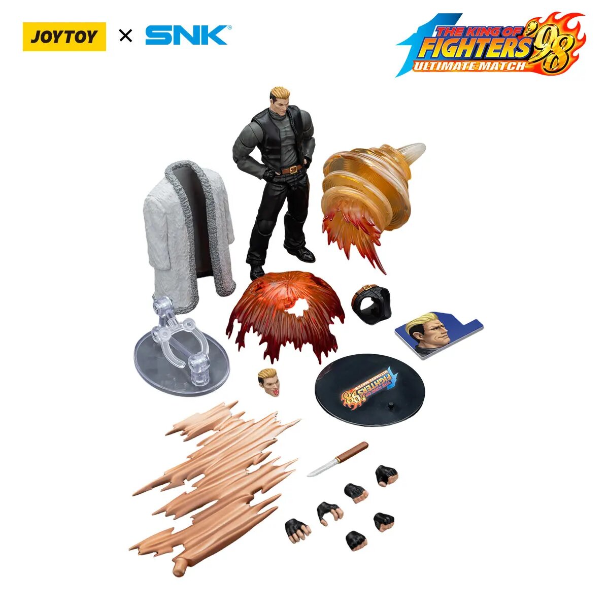 JOYTOY SNK KOF '98UM '97 Special Team Рюдзи Ямазаки фигурка 1/18