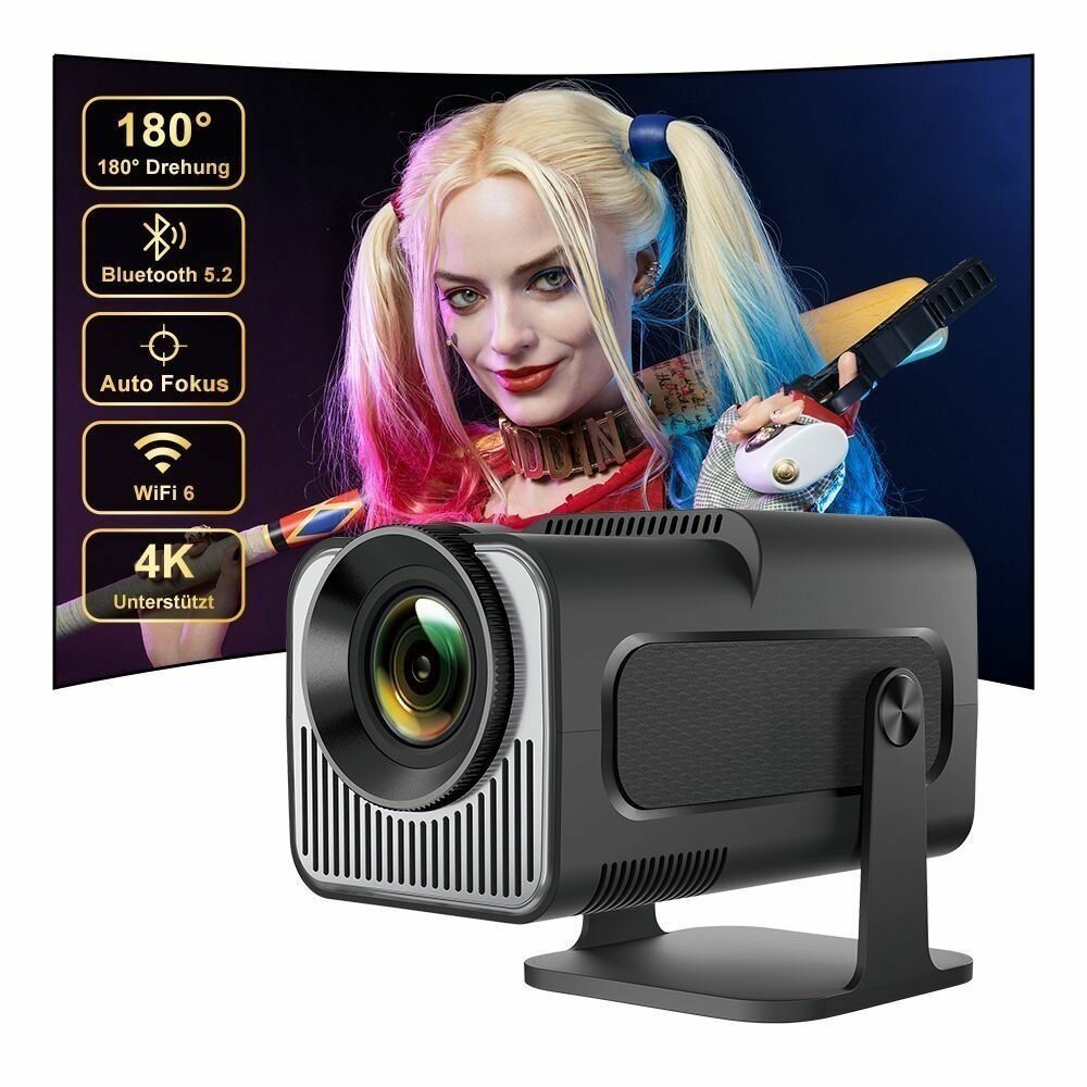 2025 4K Android 11 проектор родной 1080P 390ANSI HY320 Dual Wifi6 BT5.0 1920*1080P портативный кинопроектор обновленный HY300