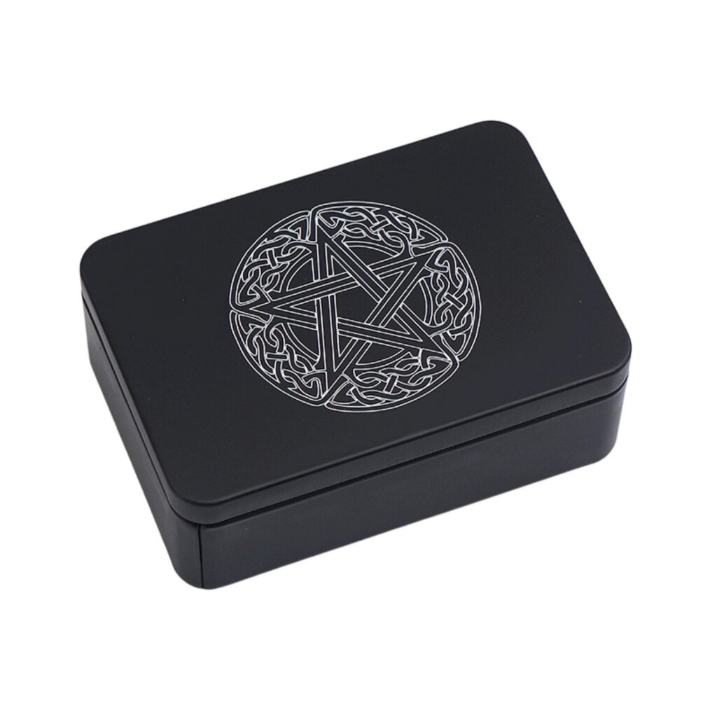 Металлическая коробка для игровых карт, Футляр для хранения карт Таро, Упаковочная коробка для покера, Коробка для игральных карт, Пустой футляр для хранения конфет