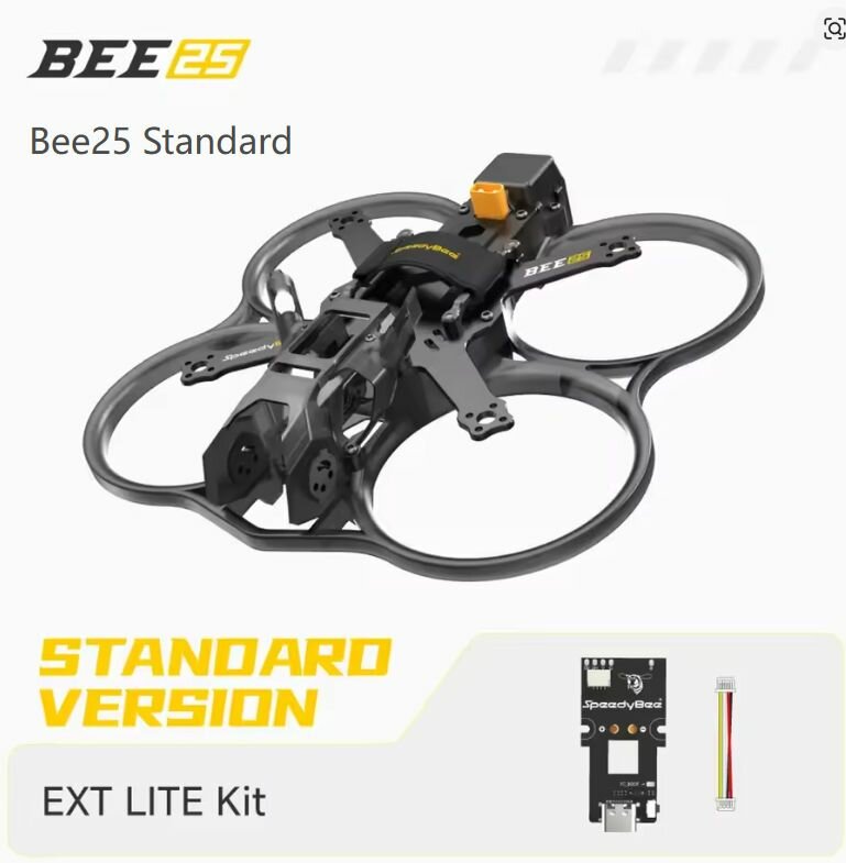 Bee25 набор рамы 2.5 дюйма для с канальной защитой, поддержкой Bluetooth и совместимостью (крепление 25x25 мм)