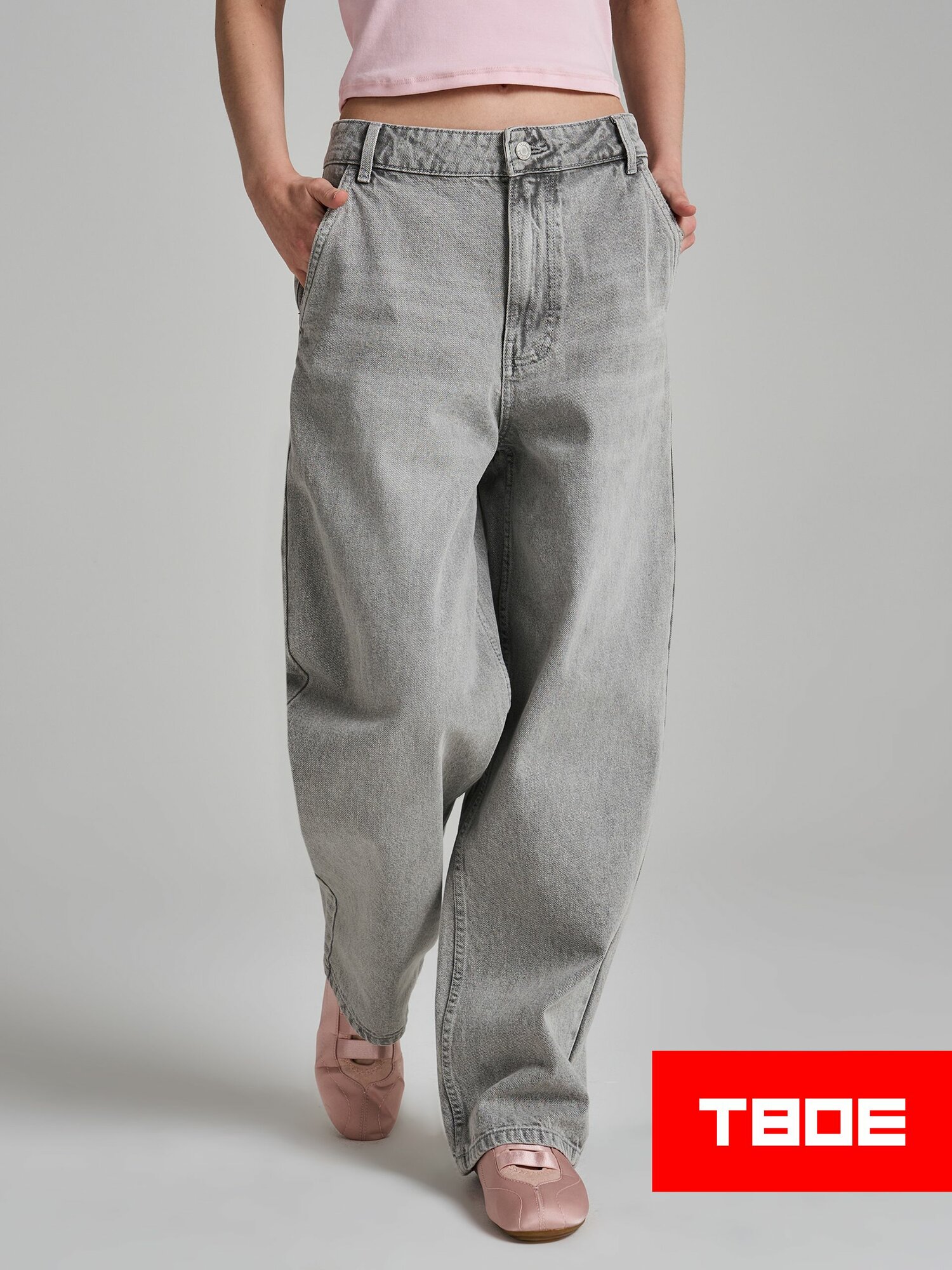 Джинсы багги 