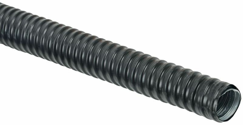 Металлорукав Р3-ЦПнг-08 d8мм черн. ELASTA (уп.50м) IEK CMP20-008-K02-050