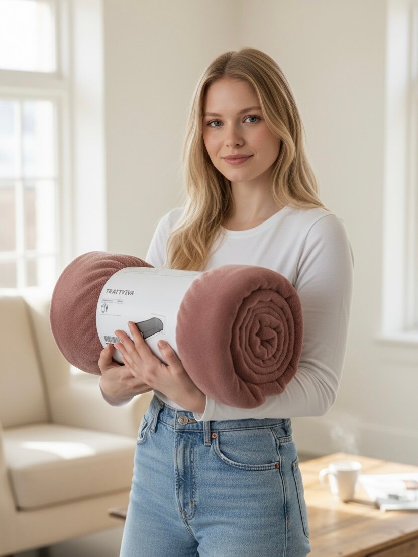 Плед TRATTVIVA IKEA 150x250 плед-покрывало, нежный розовый, розовый, полиэстер, машинная стирка