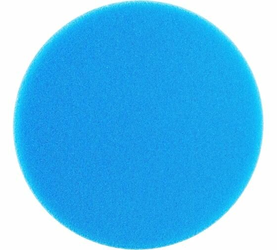 Круг полировальный поролоновый полумягкий синий (150x30 мм) HOLEX
