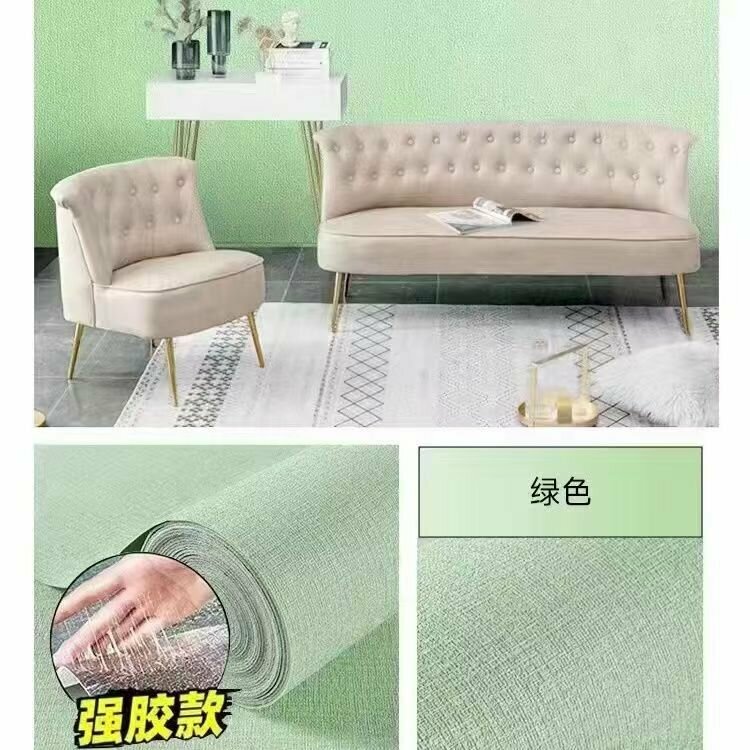 Самоклеящиеся обои для стен в рулоне мягкие c фольгой "Бежево-Серый Твид" 280х50 см.