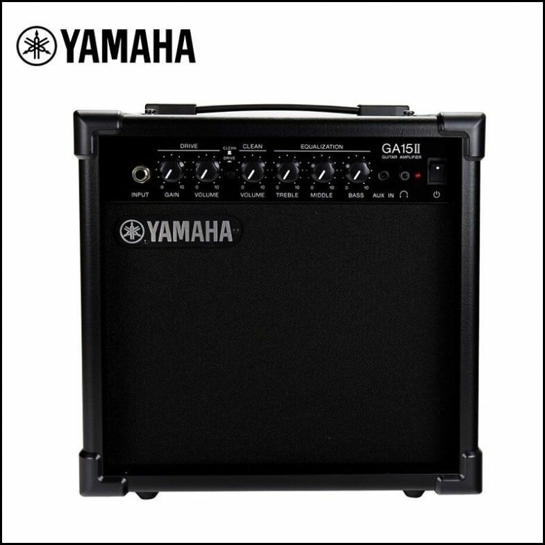 Эксклюзивный портативный гитарный усилитель Yamaha GA15II в черном цвете