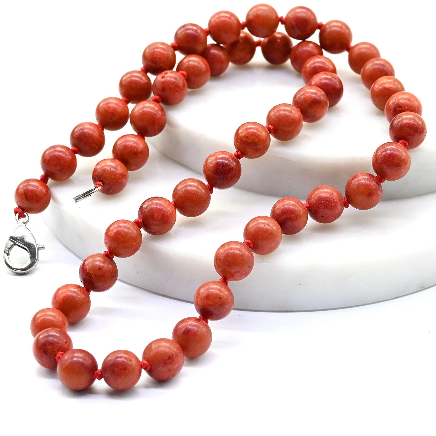 Бусы, коралл