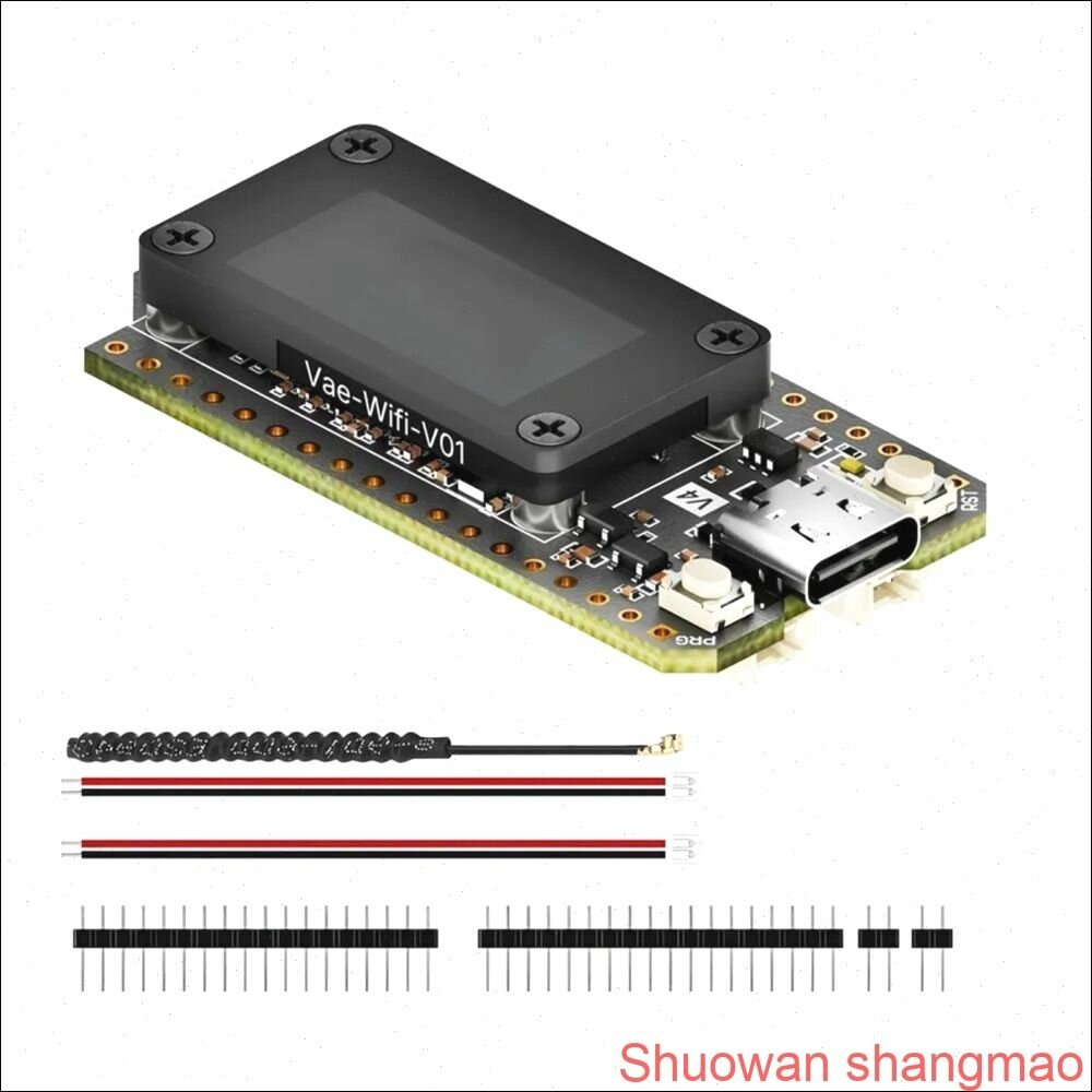 LoRa 32 V4 Meshtastic ESP32 SX1262 0,96-дюймовый OLED-дисплей с питанием от солнечной батареи, Mesh-сетевой WiFi BLE с низким энергопотреблением