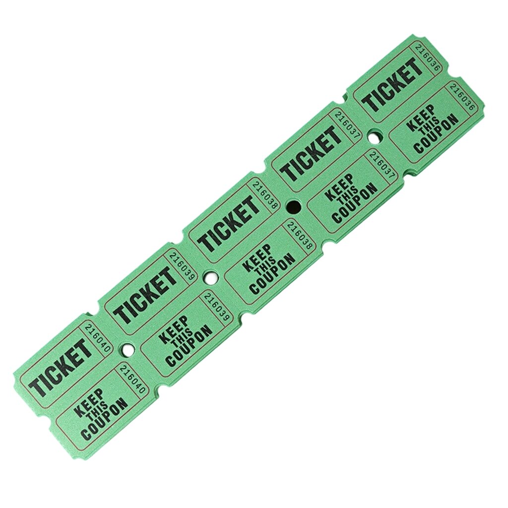 100 Штук Билетов на Мероприятие, Лотерейные Билеты в Двойном Рулоне С Последовательными номерами Для Мероприятия