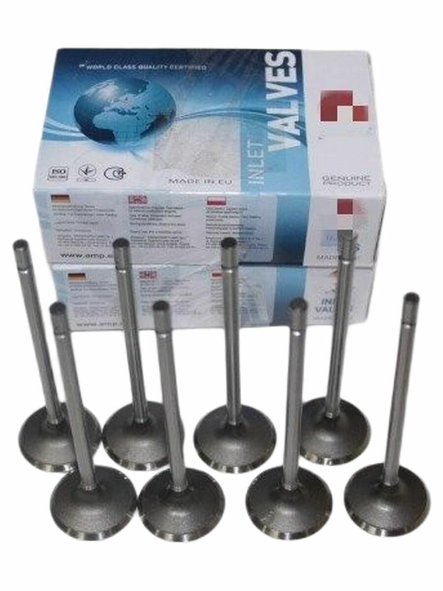 Клапан AMP для Lada Largus, Renault Logan 16кл впускной (8шт), оригинал