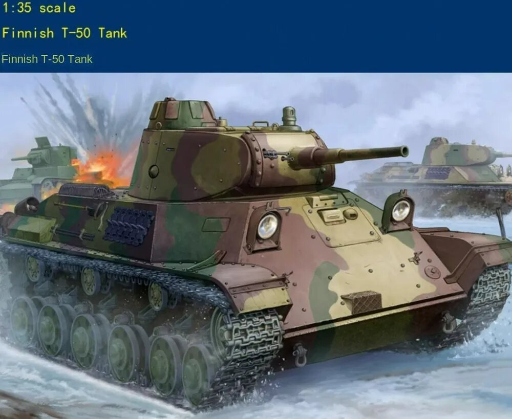 Hobbyboss Model Kit 83828 1/35 Finnish T-50 Infantry Tank