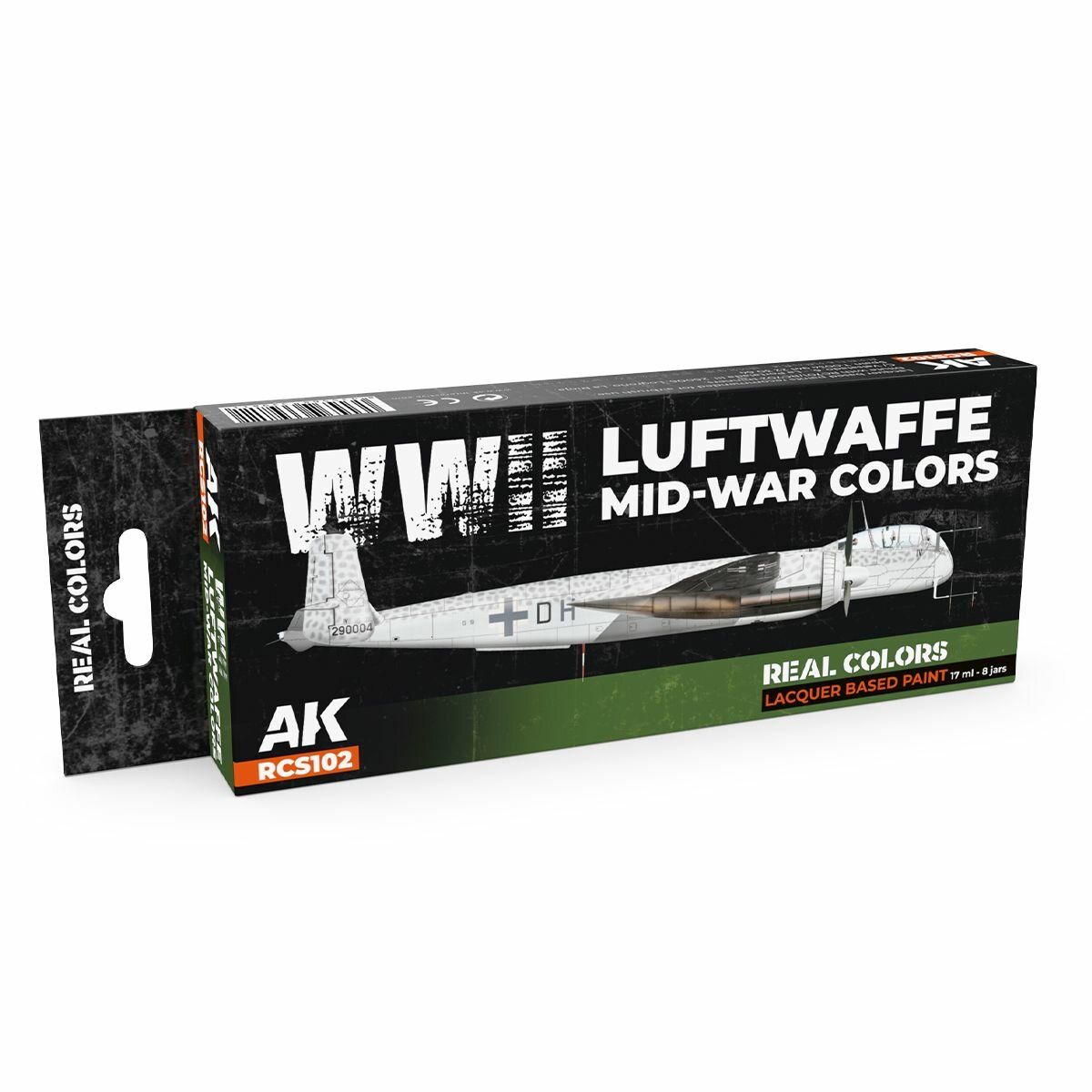 Набор красок AK Interactive Real Colors - WWII Luftwaffe Mid-War Colors
